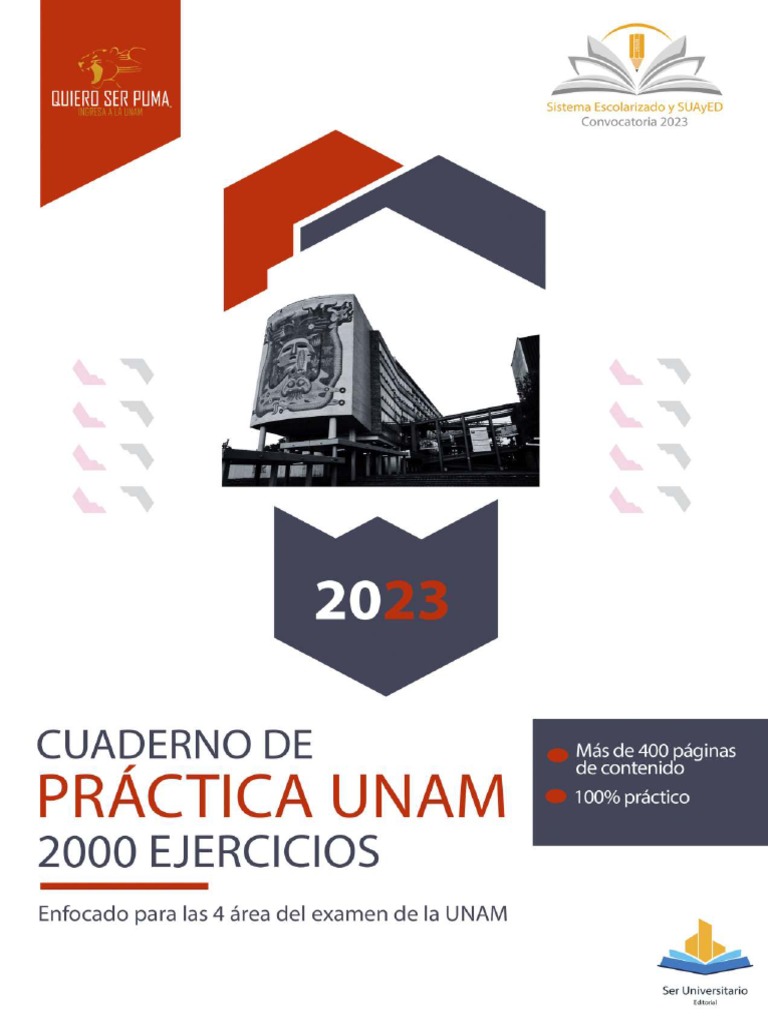 GUIA UNAM AREA 3 2023 Cuaderno de Práctica | PDF