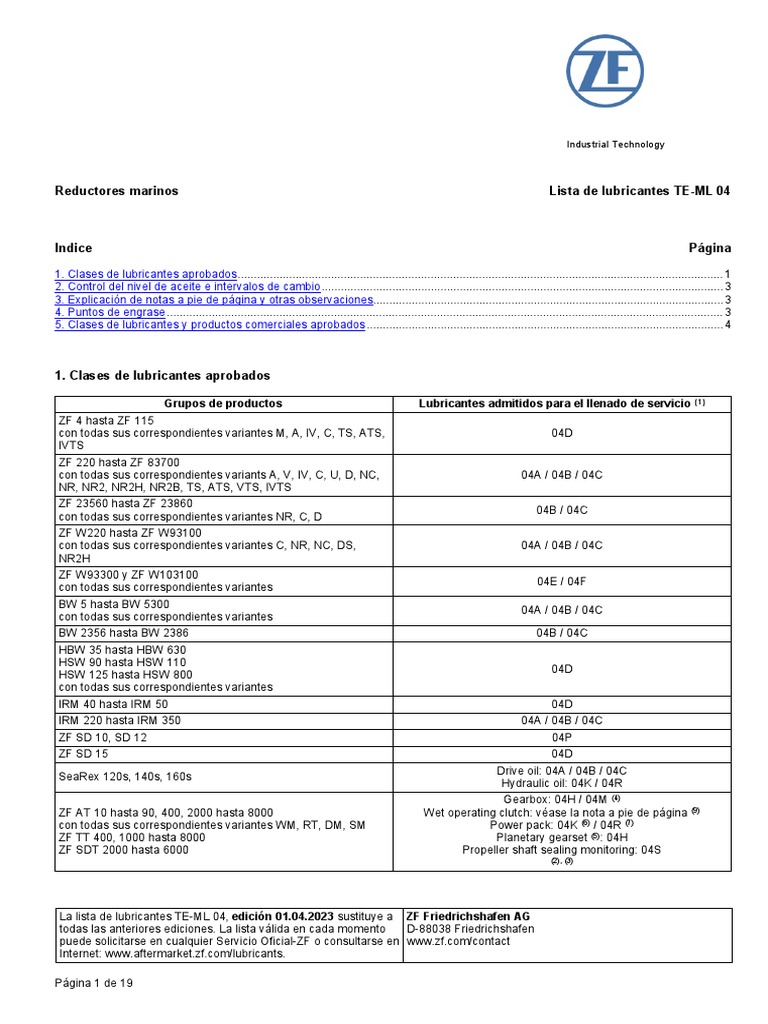 Lol Te ML 04 Es | Descargar gratis PDF | Lubricante | Agua