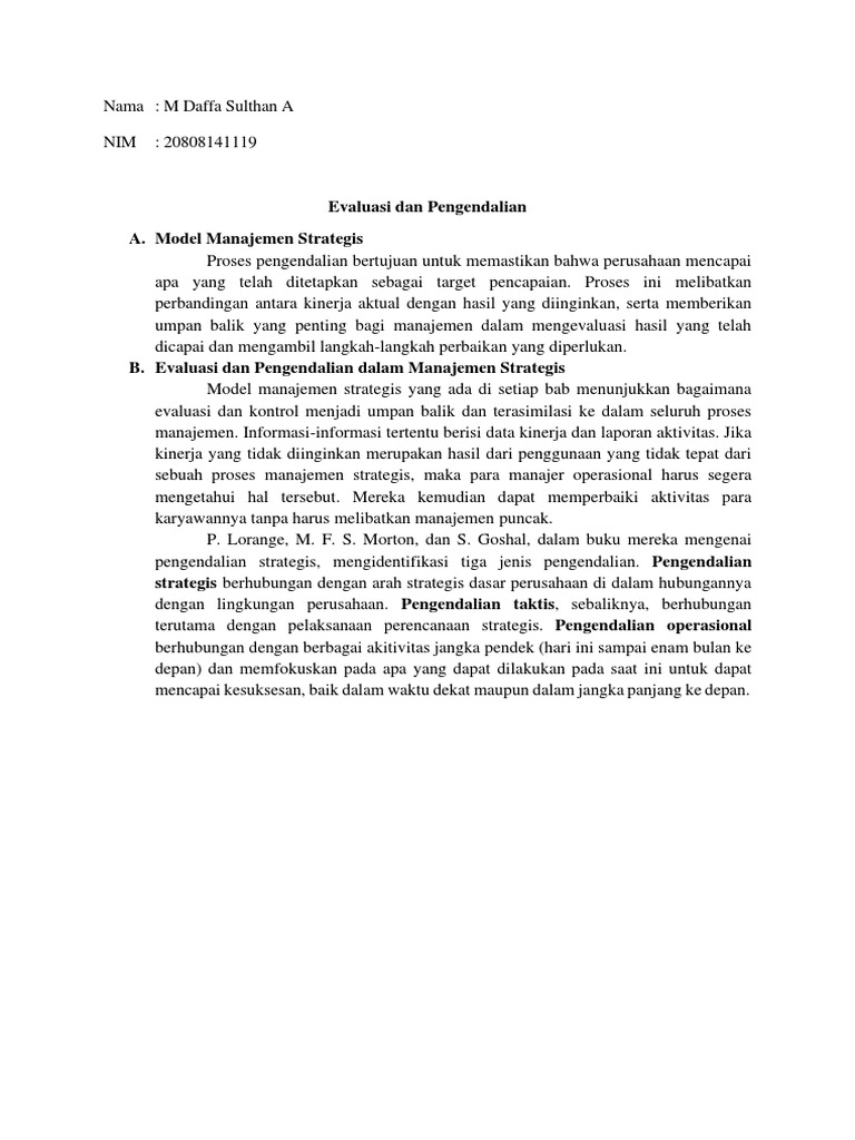 Resume Kepemimpinan - Muhammad Daffa S A | PDF