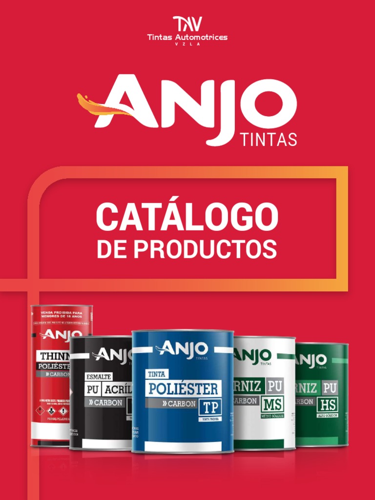 Catalogo Anjo Tintas - Mayo | PDF | Pintar | Materiales