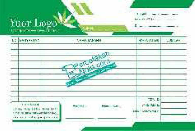 Template Layout Nota 21x16 CM | PDF