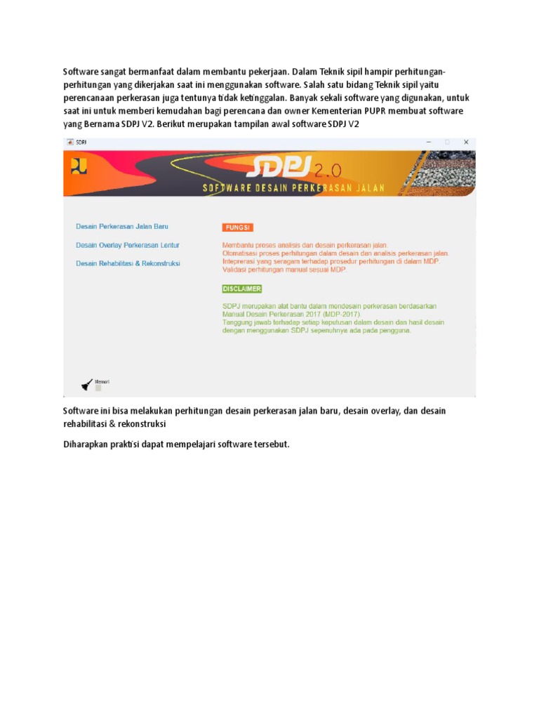 Pengenalan software bermanfaat dalam jalan | PDF