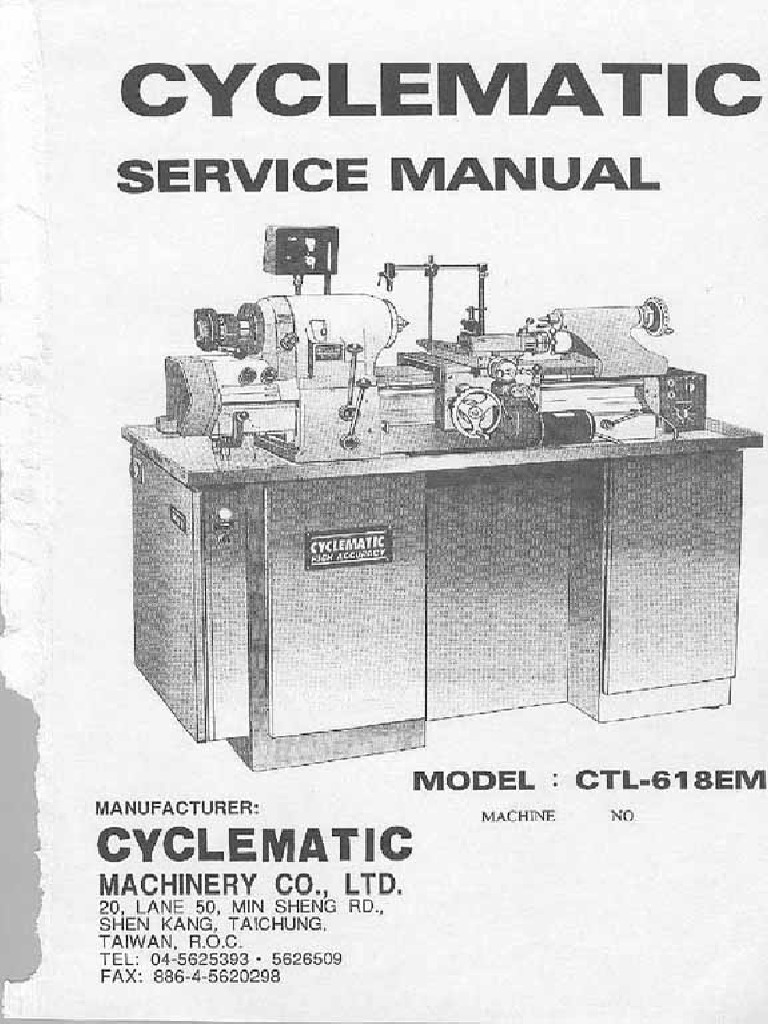 Cyclematic 618 Feeler Parts Manual | PDF