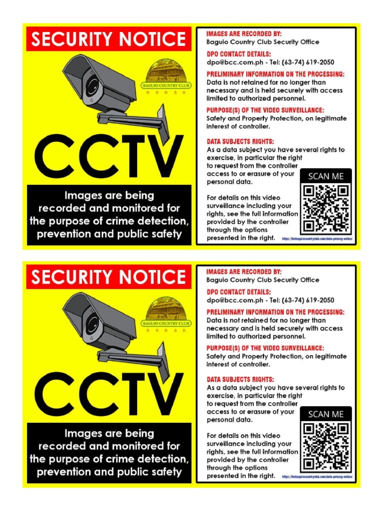 CCTV Notice | PDF