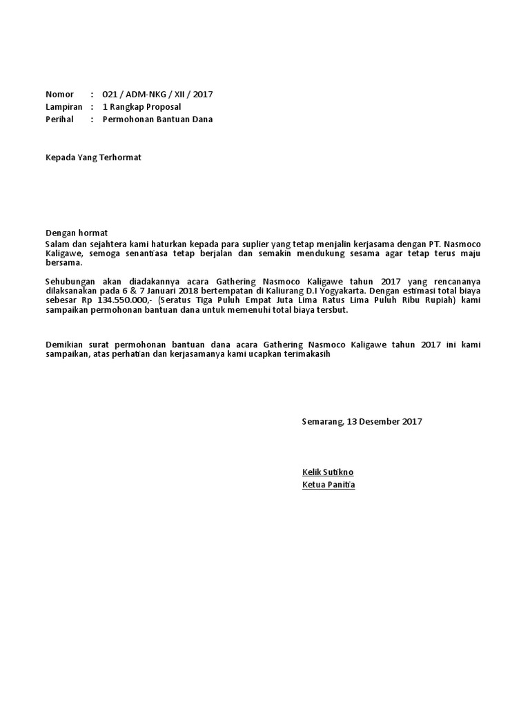 Draft Proposal Gathering 2017 | PDF