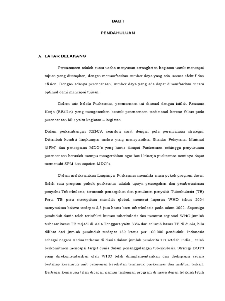 Strategi Pengendalian TB di Puskesmas | PDF