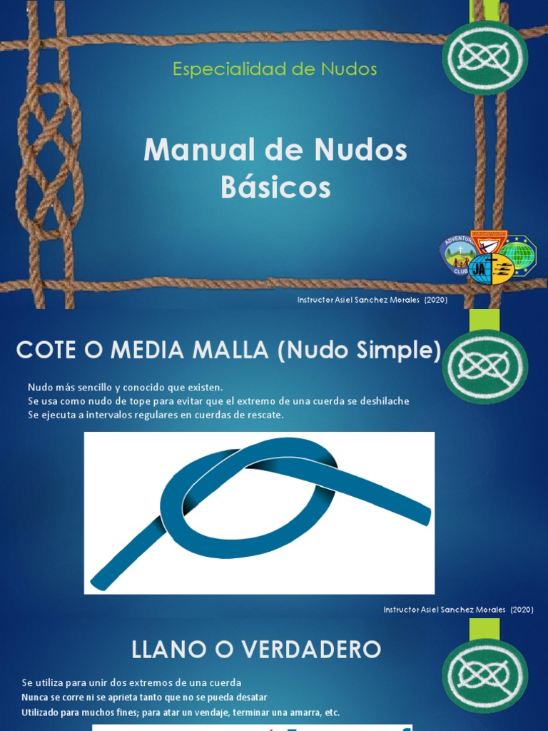 Manual de Nudos Básicos | PDF | Nudo