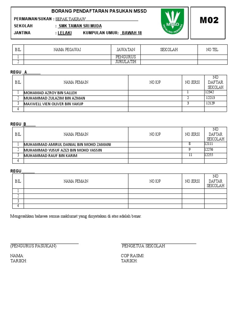 Mo2 Contoh SMKTSM | PDF