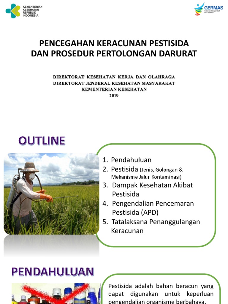 Pencegahan Keracunan Pestisida Dan Prosedur Pertolongan Darurat ...