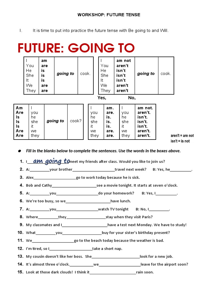 Workshop Future Tense | PDF