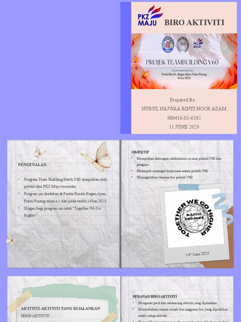 Proposal Biro Aktiviti | PDF