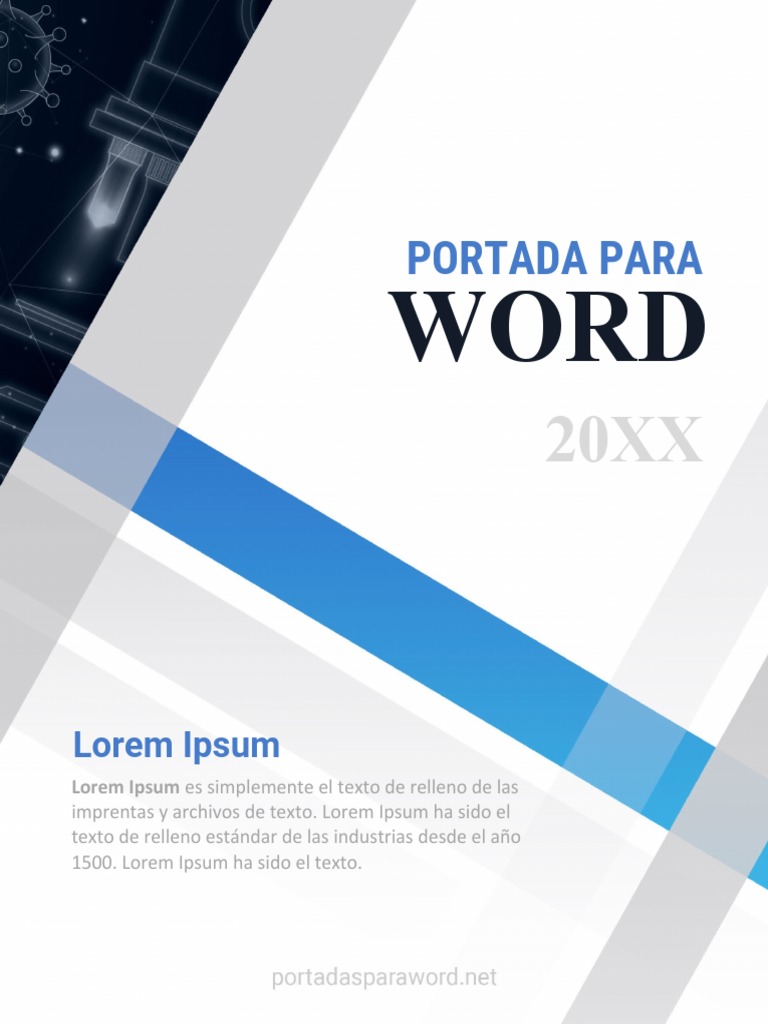 Portada Formal Para Word 6 | PDF