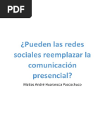 El Impacto de Las Redes Sociales en La Comunicación Interpersonal | PDF ...