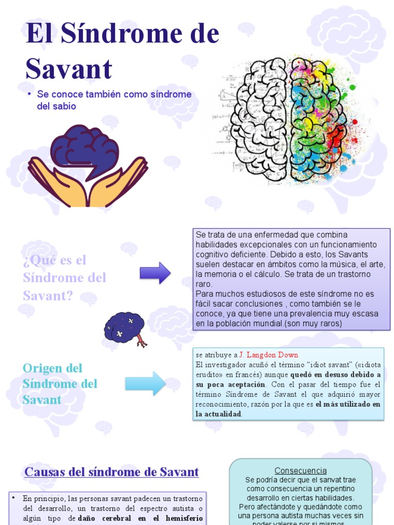 sindrome del savant metodos y tecnicas de estudio 1 (1) | PDF | Enfermedades y trastornos ...