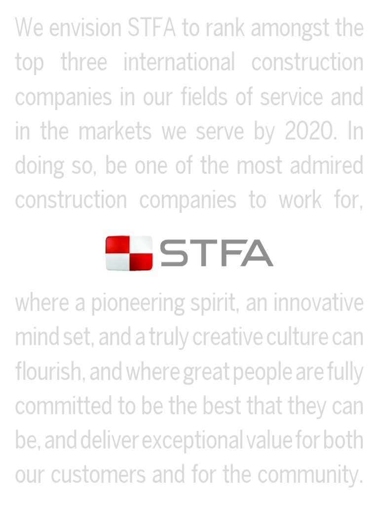 STFA Brochure | PDF | Tunnel | Civil Engineering