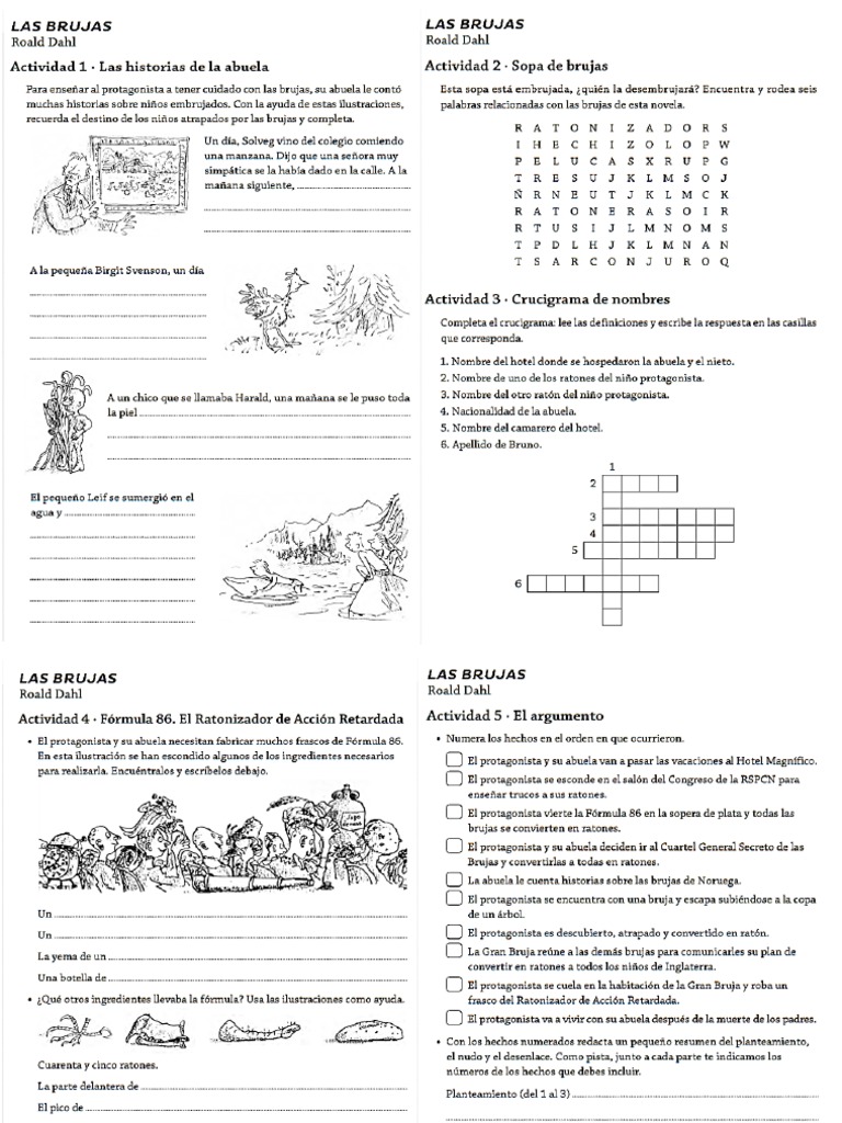 Guia de Actividades - LAS BRUJAS 7° | PDF