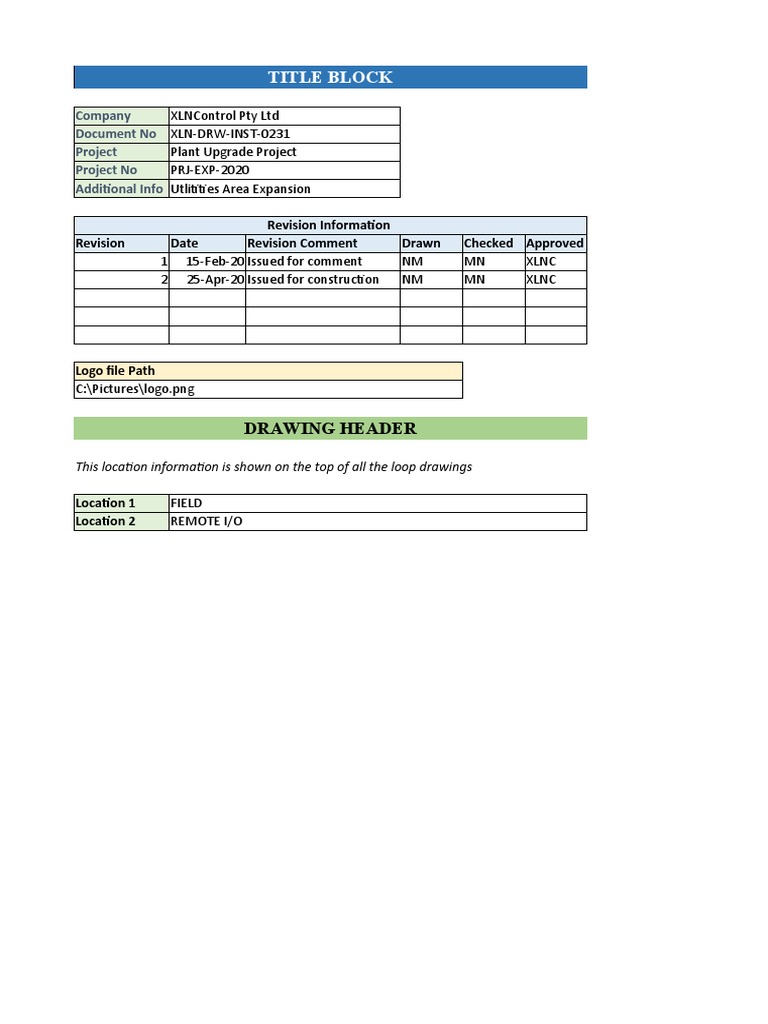 Loop Drawing Data | Download Free PDF | Mechanical Engineering ...
