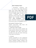 Contoh Paper Mahasiswa yang Baik | PDF