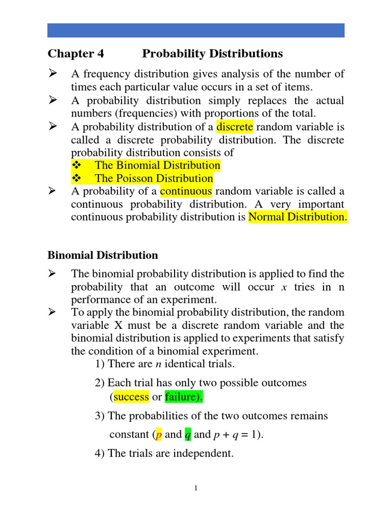 Chapter 4 QM (PC) | PDF | Probability Distribution | Normal Distribution