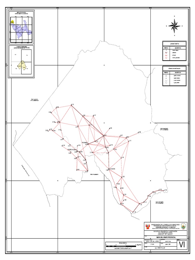 EDZ CHEPEN P. Mapa VI Grafo Provincial | PDF | Cartografía | Geodesia