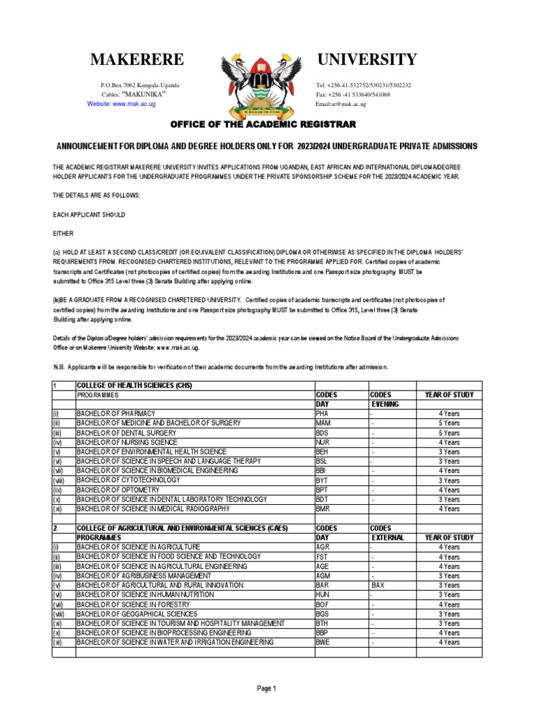 Announcement-Diploma-Holders-Degree-Holders-PVT-2023-2024 | PDF ...