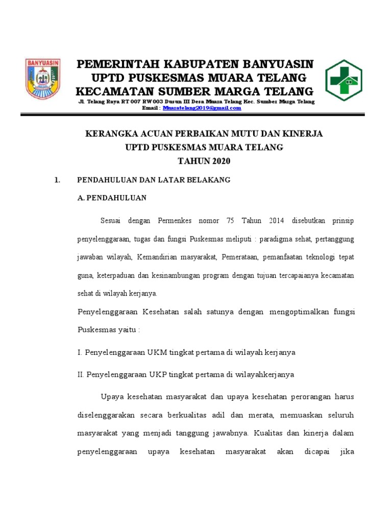 Kak Uptd PKM Muara Telang | PDF