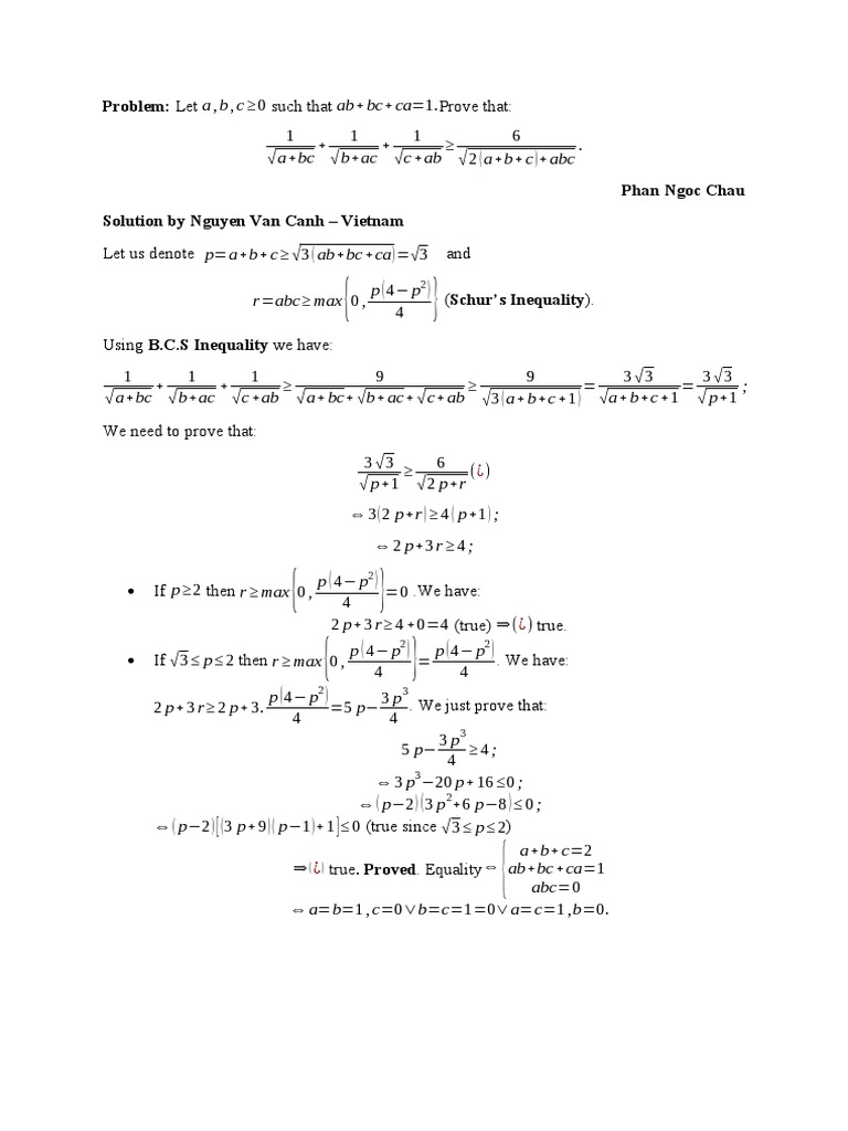 Problem Nguyen Ngoc Chau | PDF | Teaching Methods & Materials
