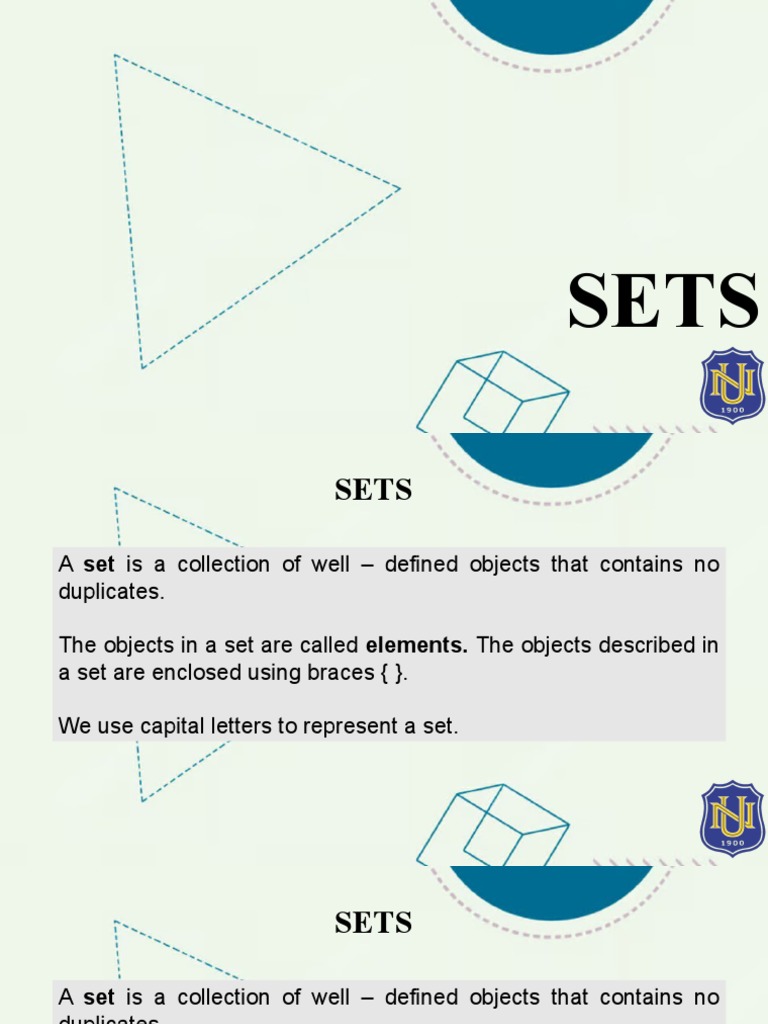 MMW - Mathematical Language and Symbols | PDF | Set (Mathematics ...