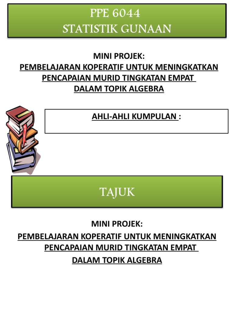 MINI PROJEK Master | PDF