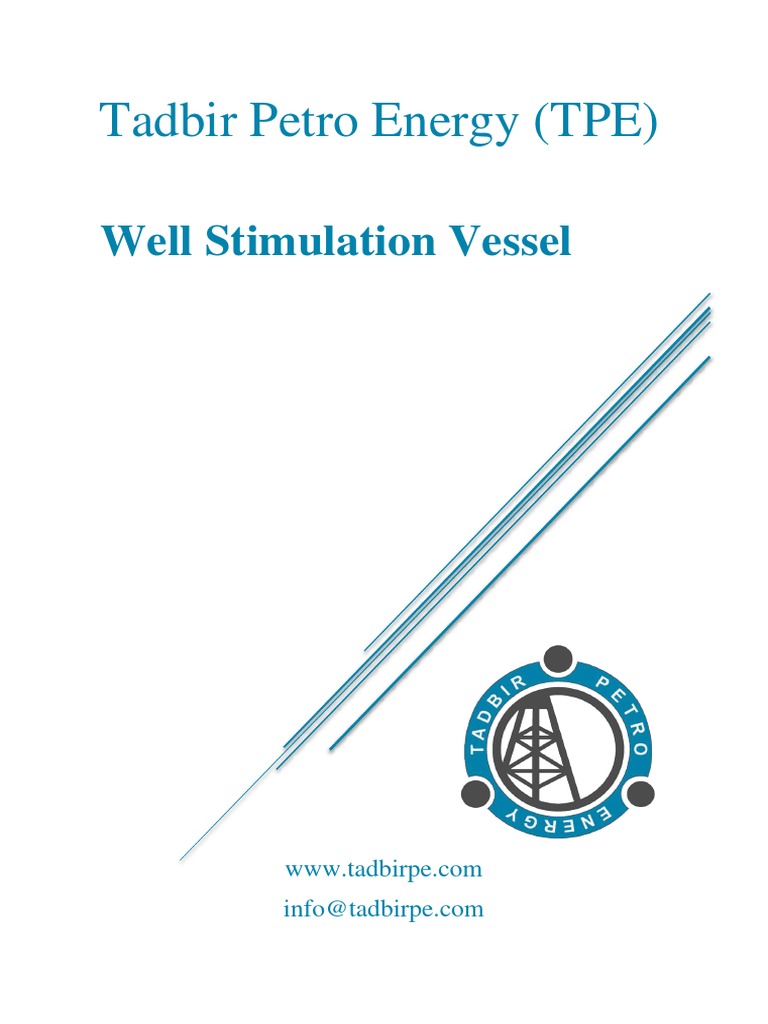 Well Stimulation Vessel | PDF | Manufactured Goods | Chemical Engineering