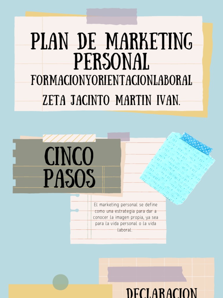 Plan de Marketing Personal | PDF | Marketing
