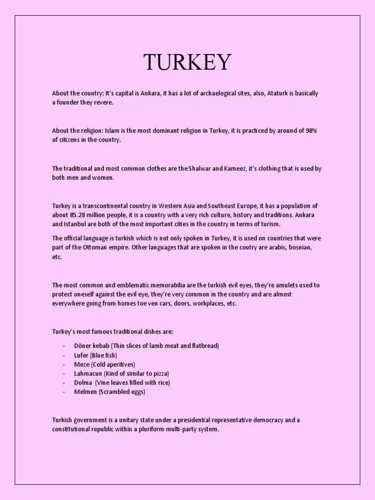 Turkey | PDF