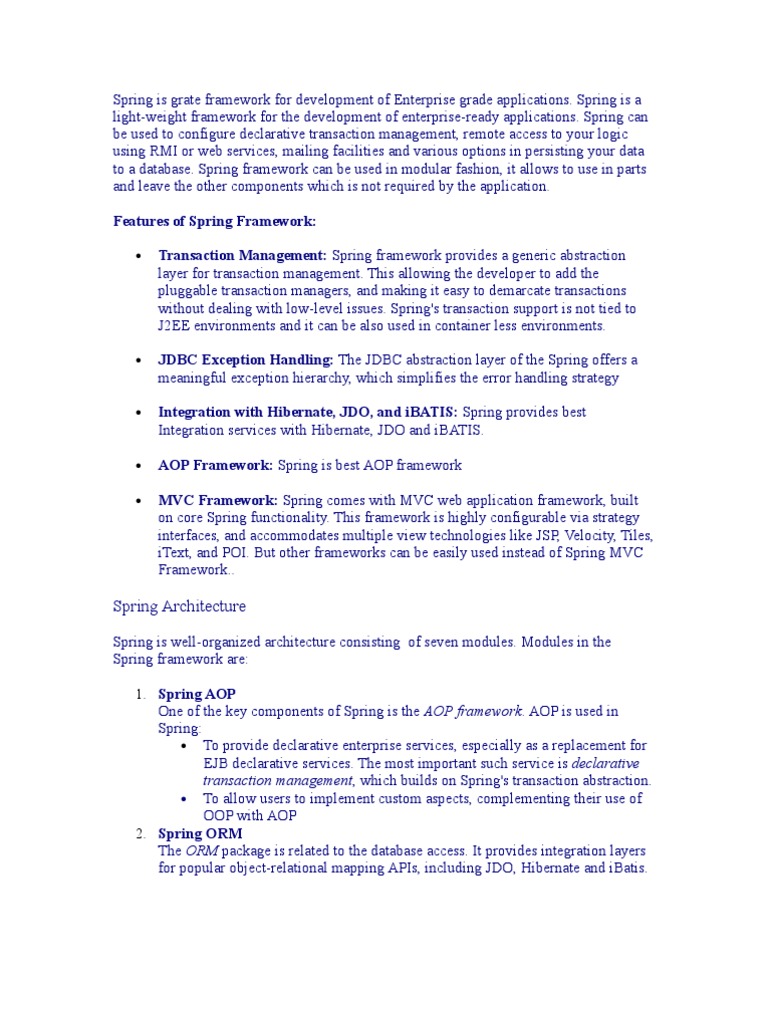 The Complete Spring Tutorial | PDF | Spring Framework | Enterprise Java ...