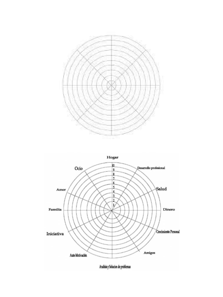 Formato Rueda de La Vida | PDF