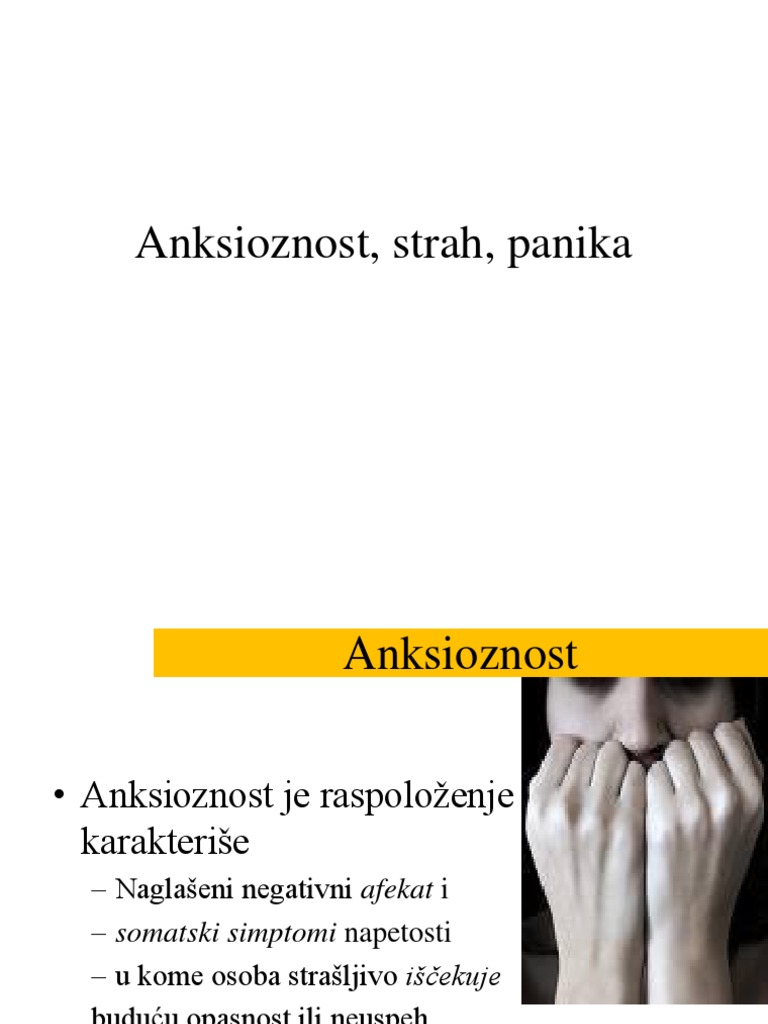 ANKSIOZNI | PDF