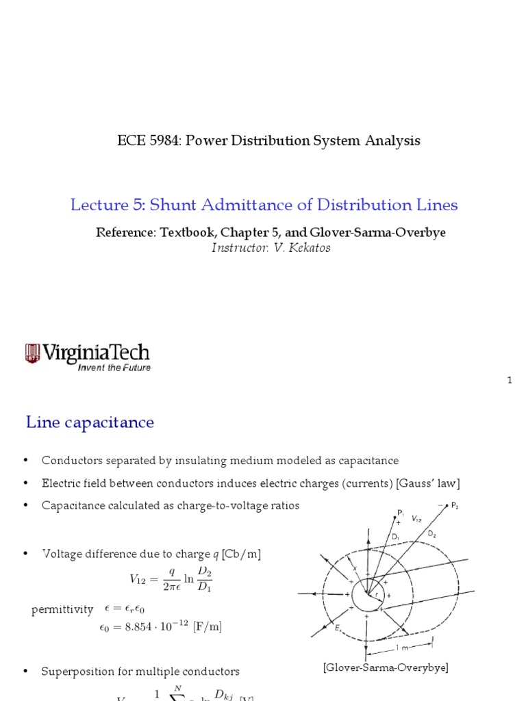 Lecture 5 | PDF | Capacitance | Metrology