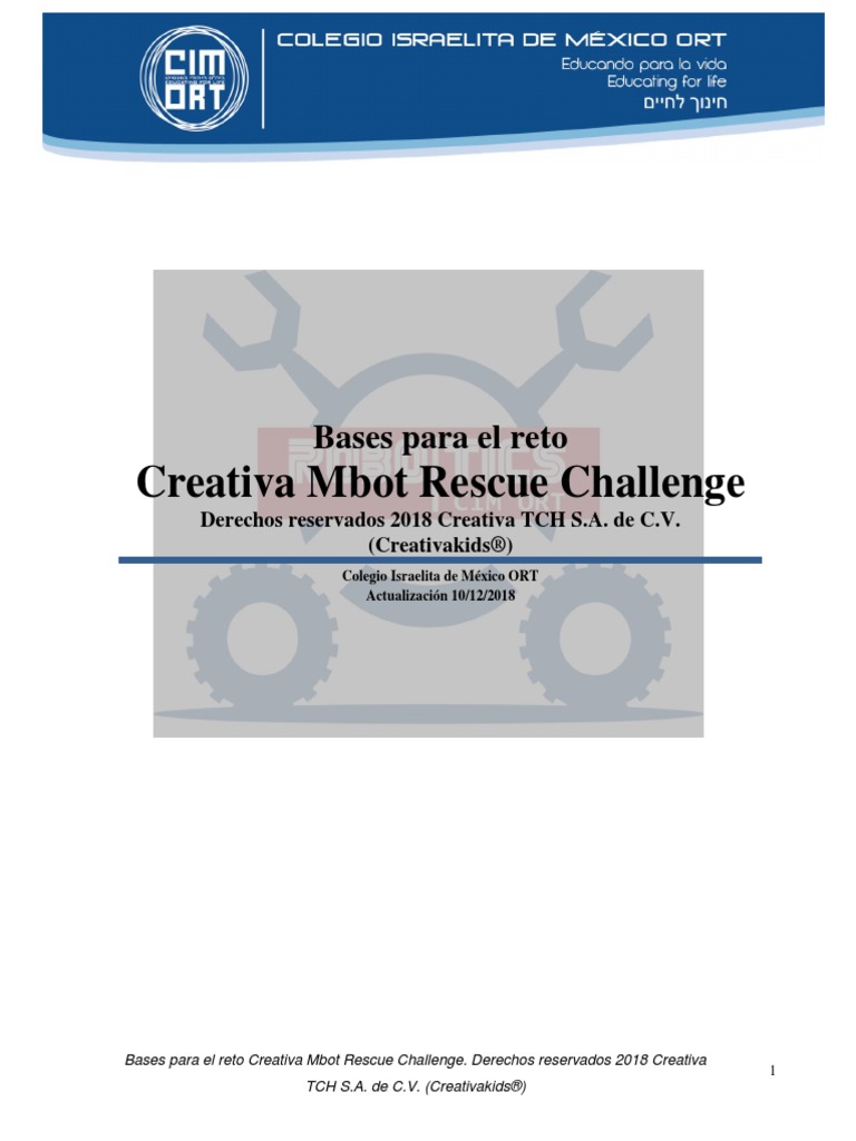 mbot_rescue_challenge | PDF | Robot | Robótica