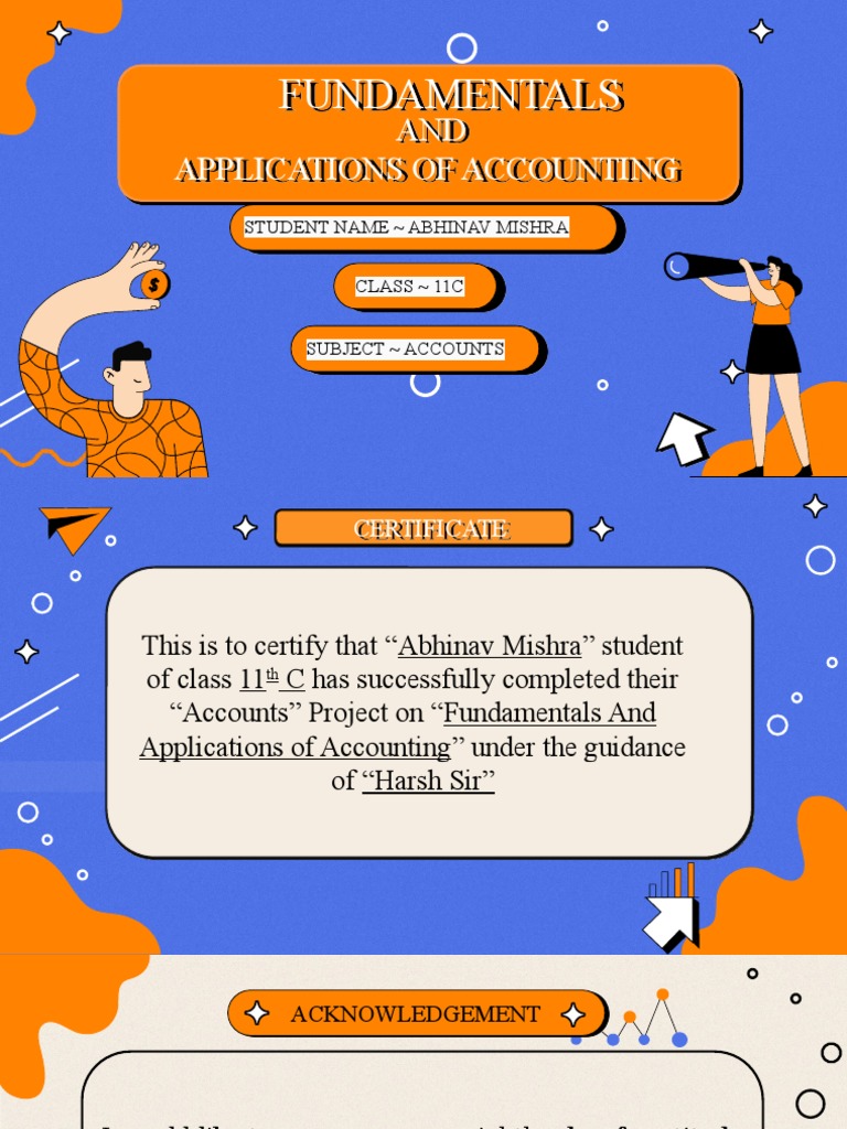 Accounts Project by Abhinav Mishra 11c | PDF | Debits And Credits | Business