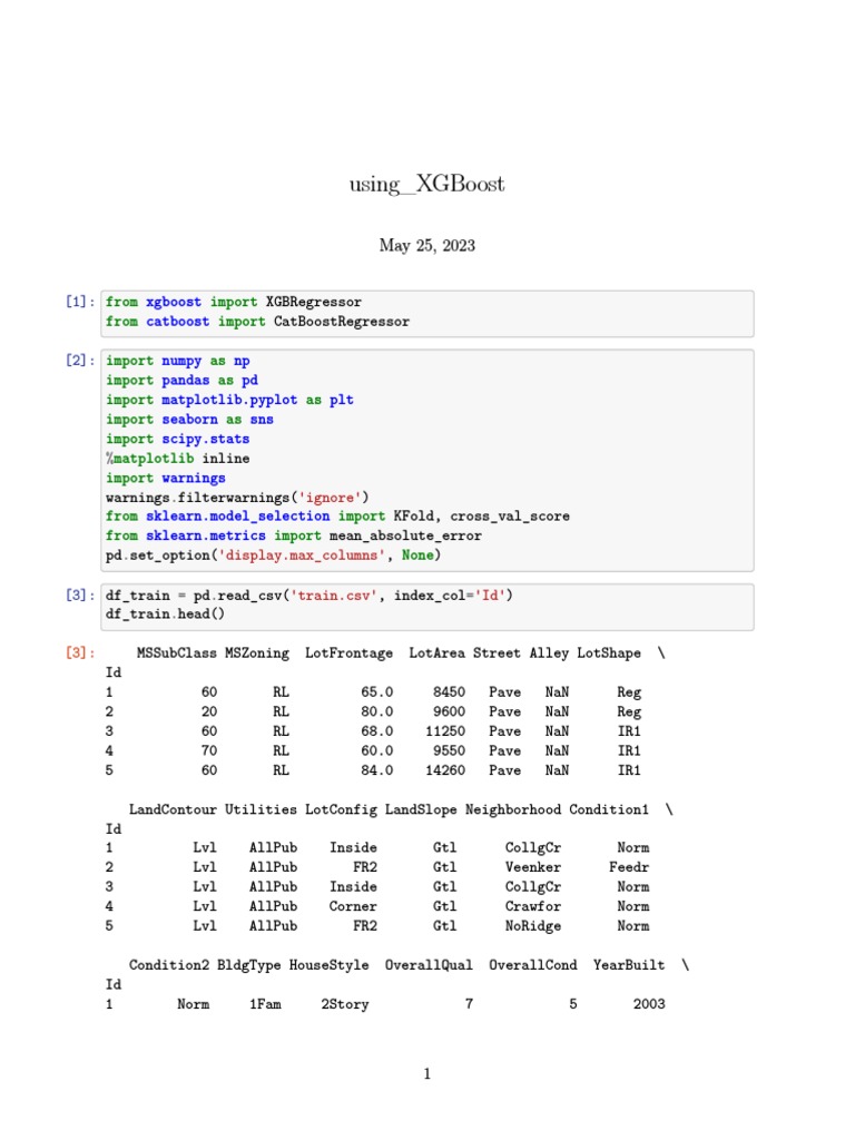Using XGBoost | PDF | Computer Programming | Software Engineering