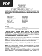 Barangay Resolution For Street Lights | PDF | Street Light | Solar Energy