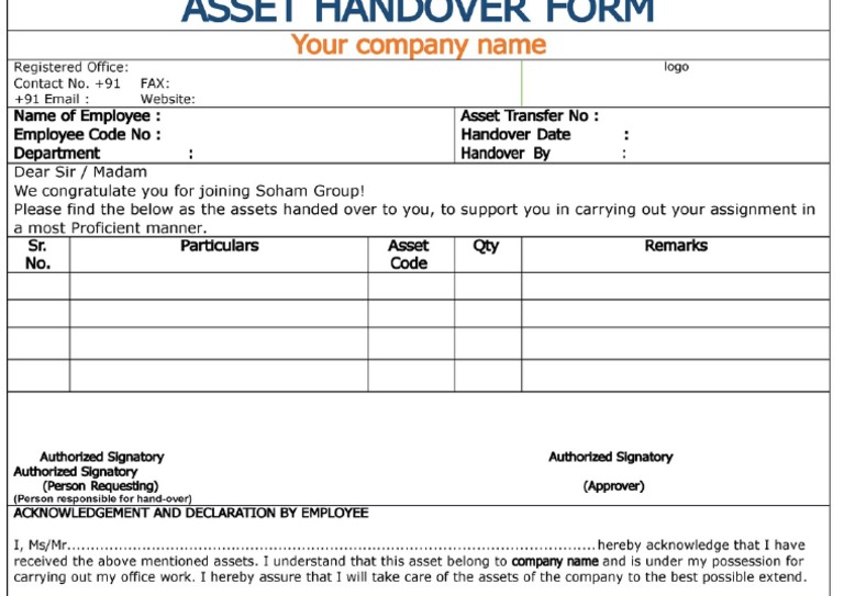 Asset Form | PDF