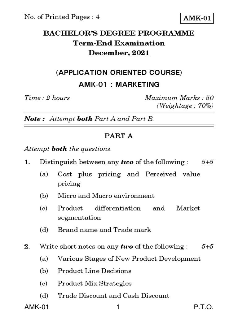 Amk 1 | PDF | Marketing | Pricing