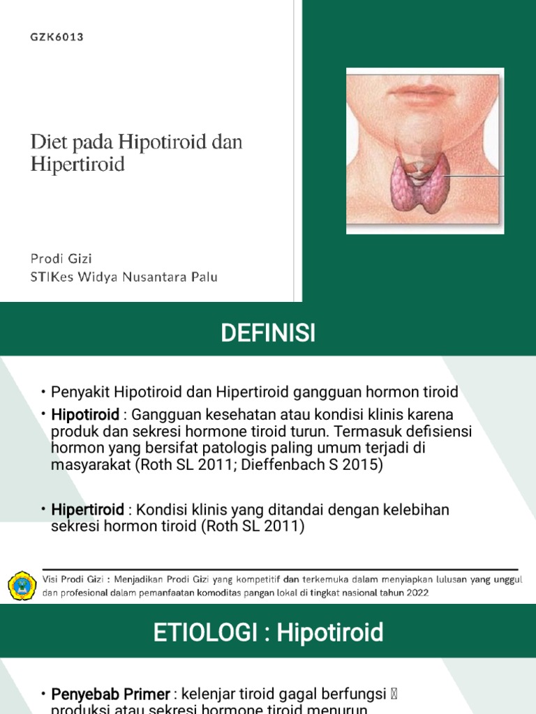 Per 10 Diet Untuk Penyakit Hipotiroid Dan Hipertiroid | PDF