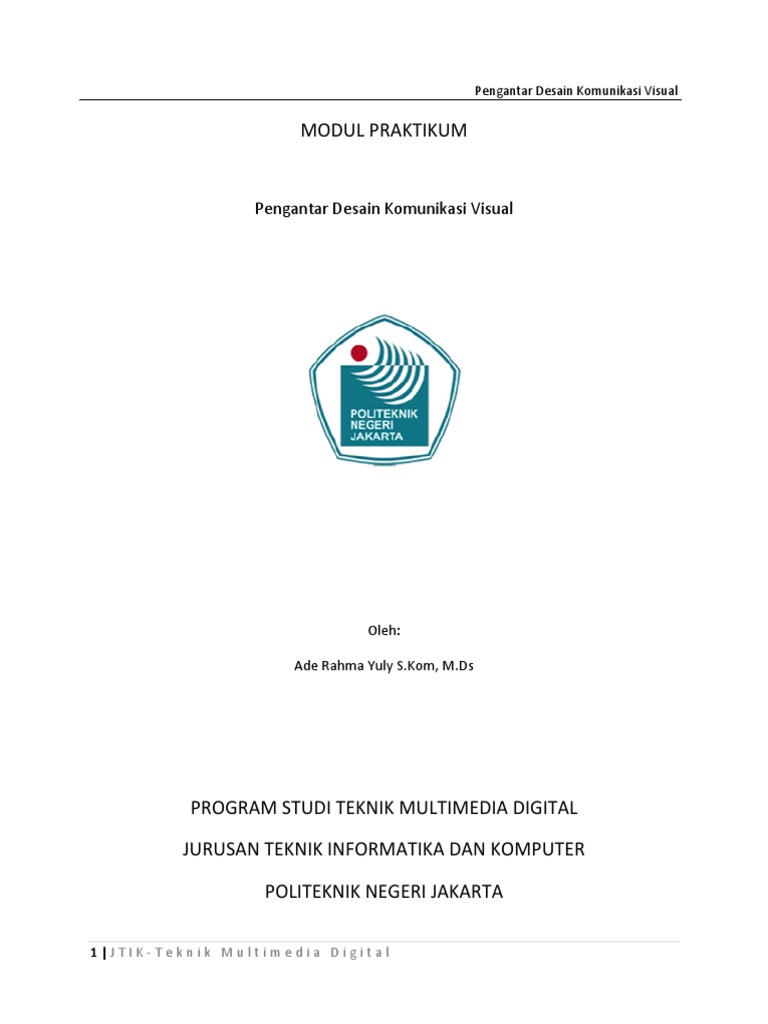 Modul Pengantar DKV-all Kirim1 | PDF
