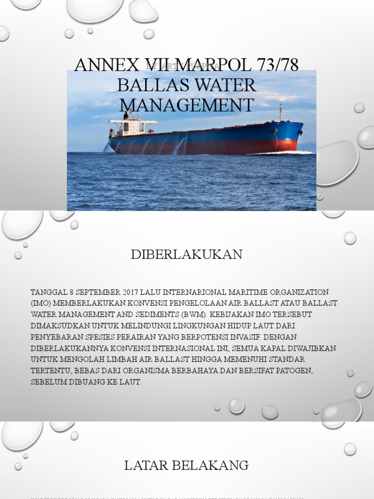Annex Vii Ballas Water Management | PDF