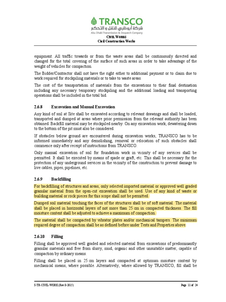 Structural Filling.1 | Download Free PDF | Building Engineering | Earth ...