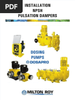 Pump Performance Test Procedure | PDF | Flow Measurement | Pump