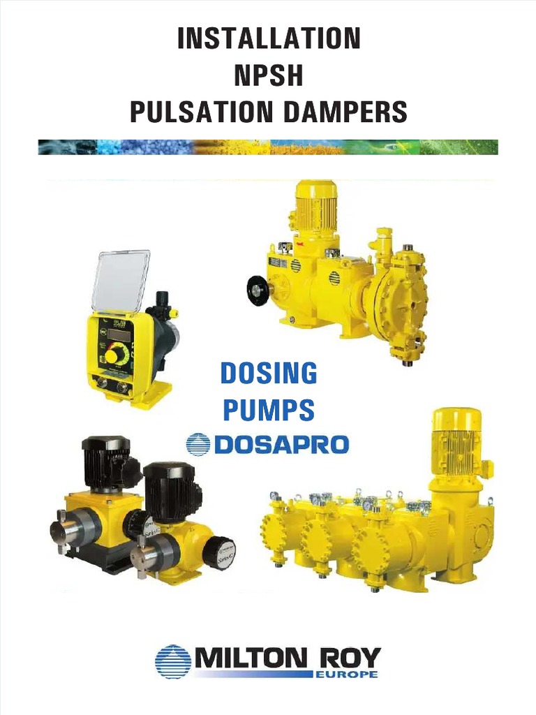 pdf-milton-roy-npsh-guideline_compress | PDF | Pump | Viscosity