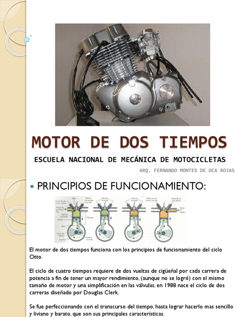Motor de Dos Tiempos | PDF | Pistón | Acelerador