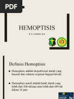 PPK Hemoptisis | PDF
